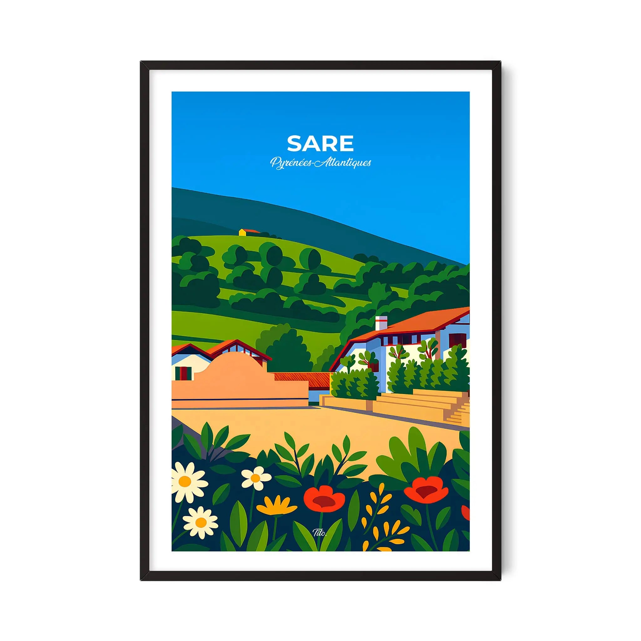 Affiche Sare · Poster Vintage Premium · Made in France · Tito – Tito ...